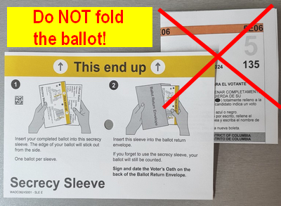 Mail Ballot Instructions | District of Columbia Board of Elections